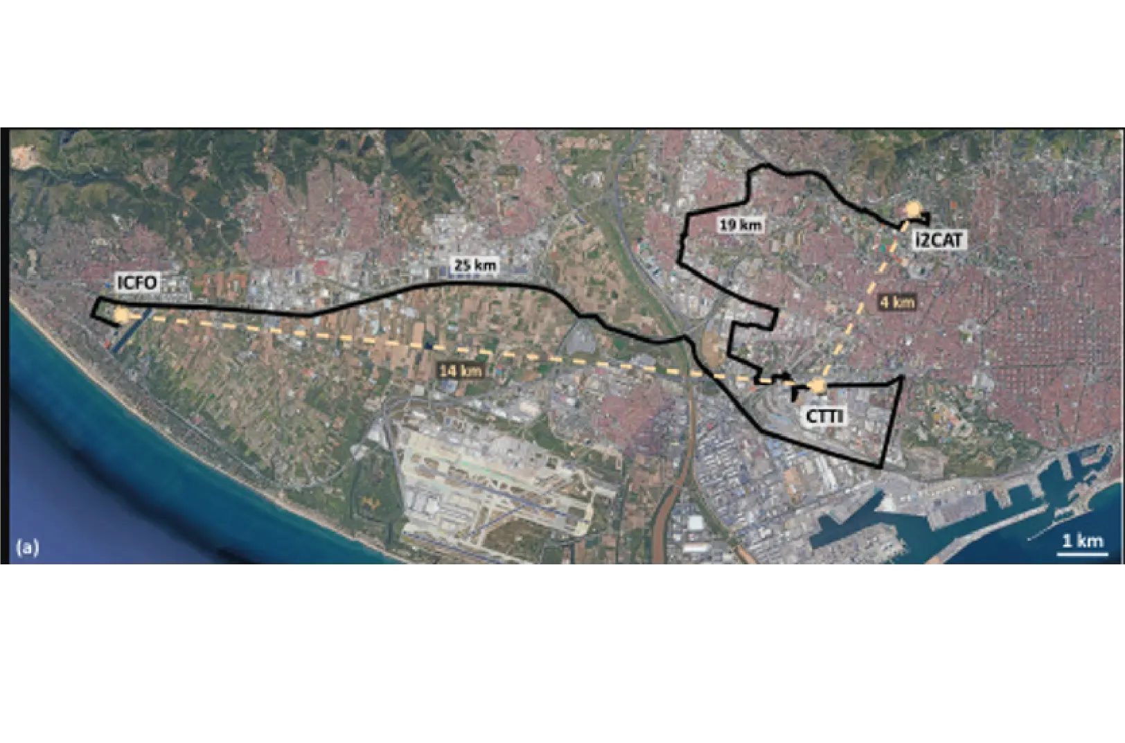 Transmitting entanglement between light and matter in the metropolitan ...