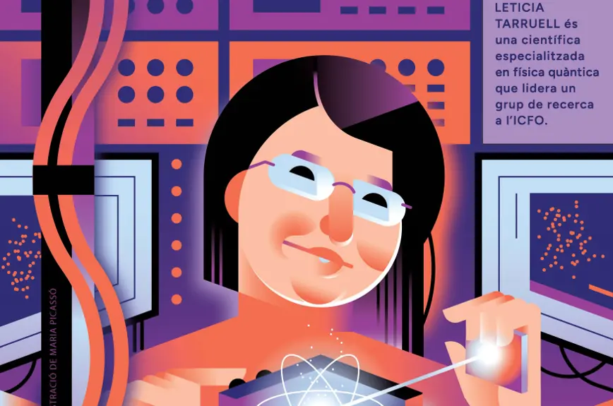 La física cuántica protagoniza el poster de la edición de #Científiques ... La física cuántica protagoniza el poster de la edición de #Científiques ...